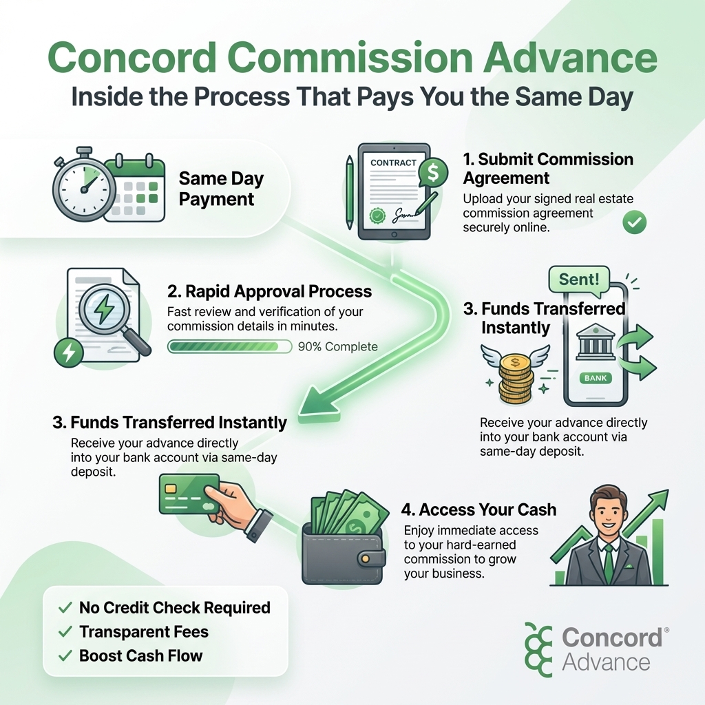 Unlock Same-Day Commission Access with Concord Commission Advance: A ...